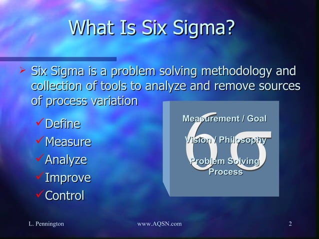 Lean Six Sigma Leadership 062507 | PPT