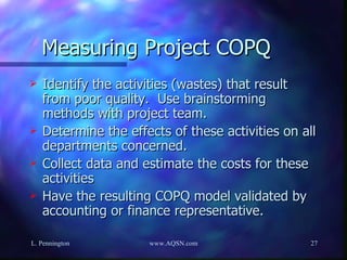 Lean Six Sigma Leadership 062507 | PPT