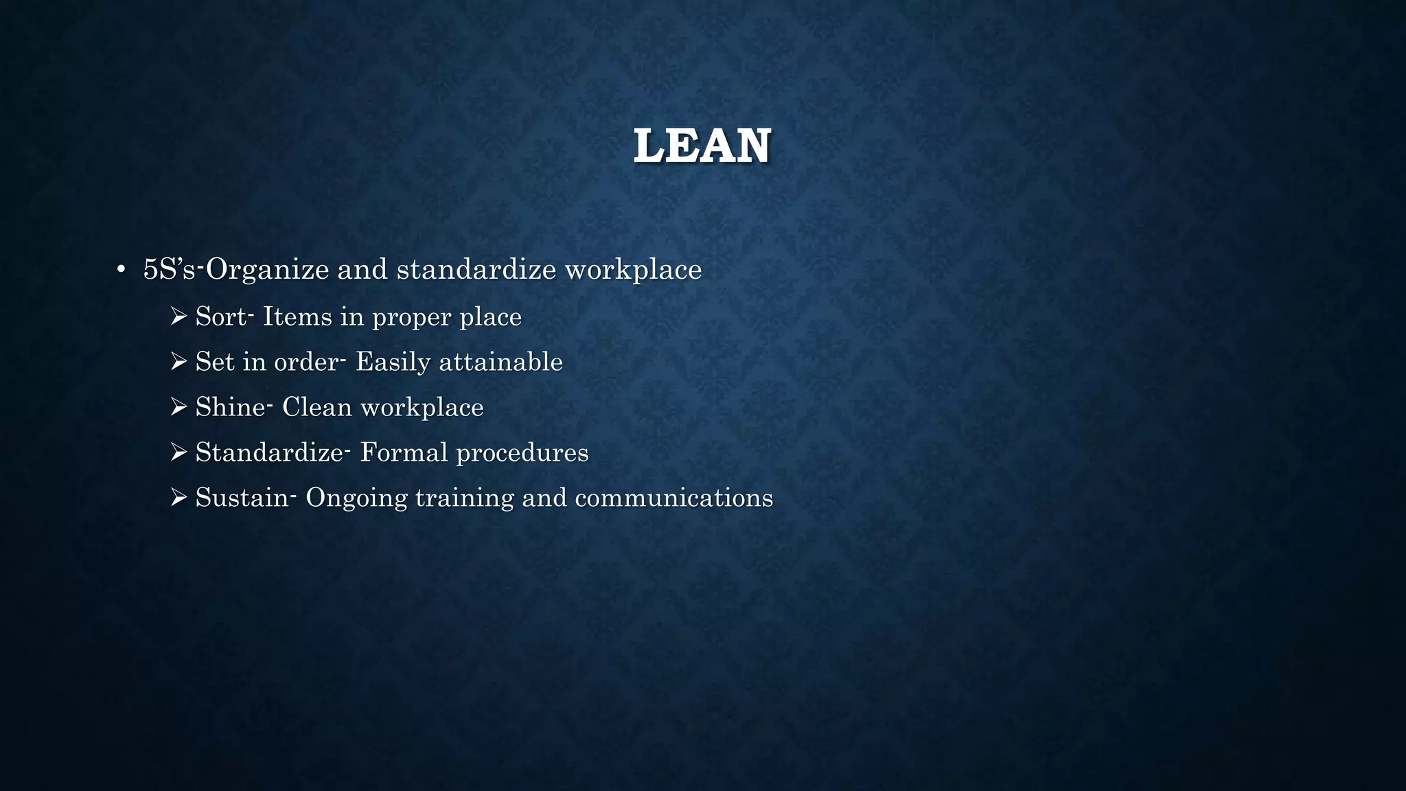 Lean Six Sigma Foundations | PPTX