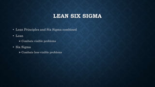 Lean Six Sigma Foundations | PPTX