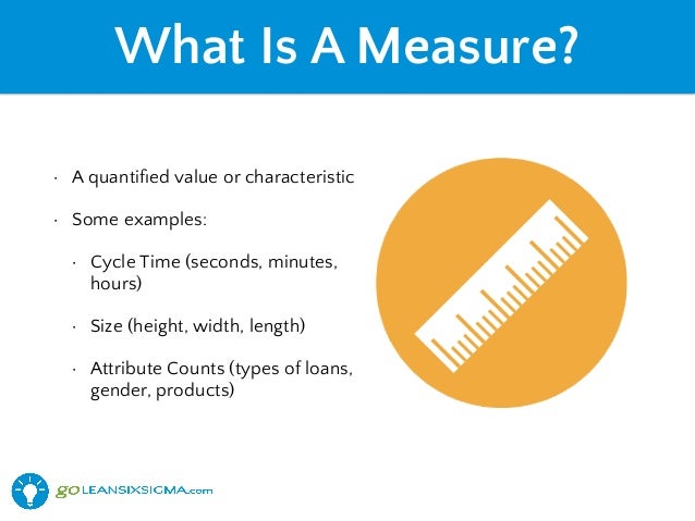 Lean Six Sigma Measure Selection - GoLeanSixSigma.com