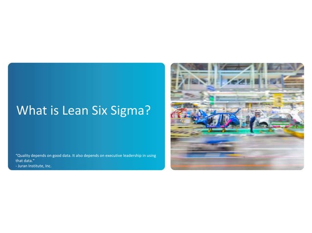 Lean Six Sigma Overview (presentation version) | PPTX