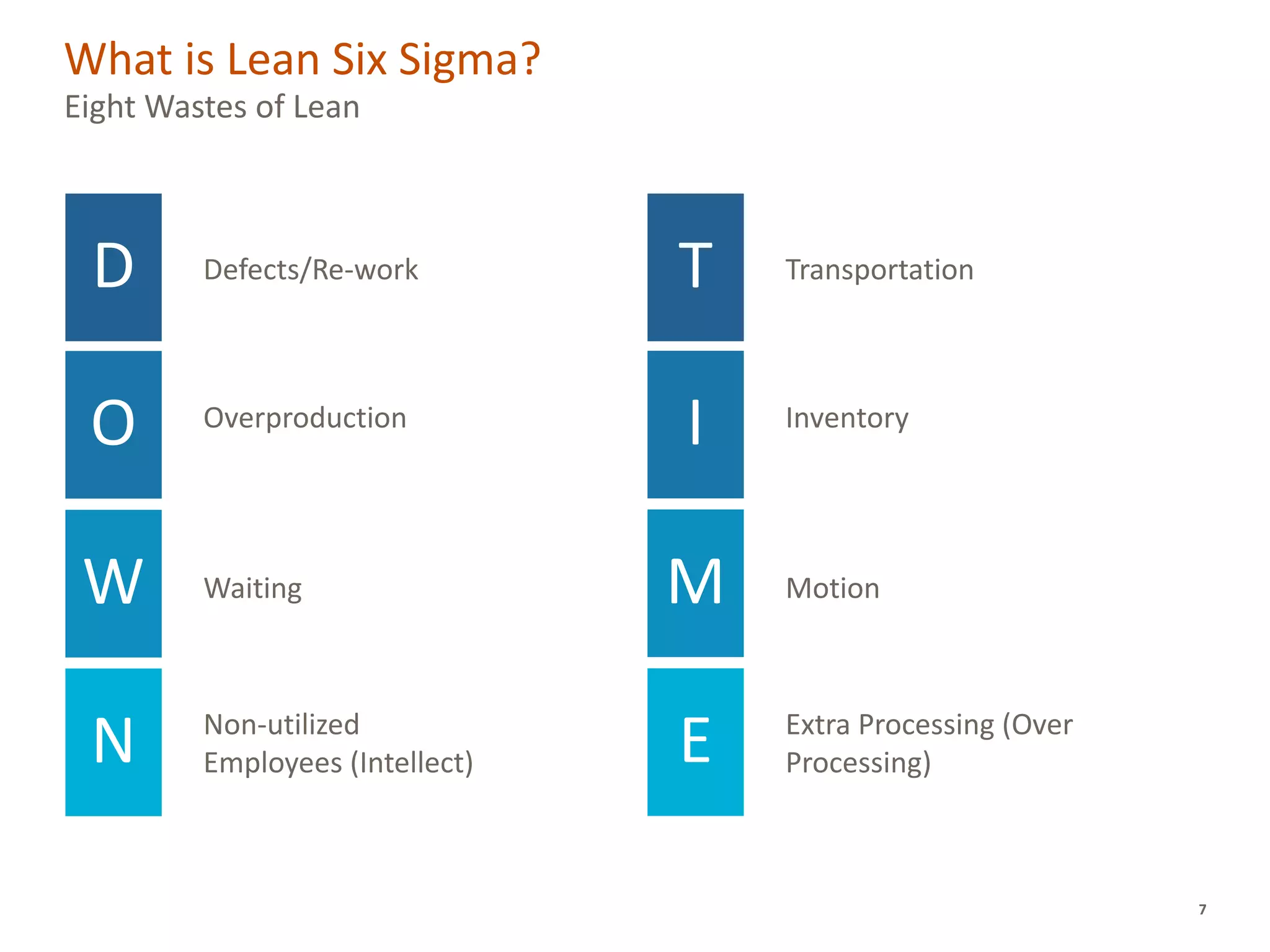 Lean Six Sigma Overview (print version) | PPT
