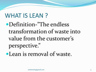 Lean six sigma ppt rpr | PPTX