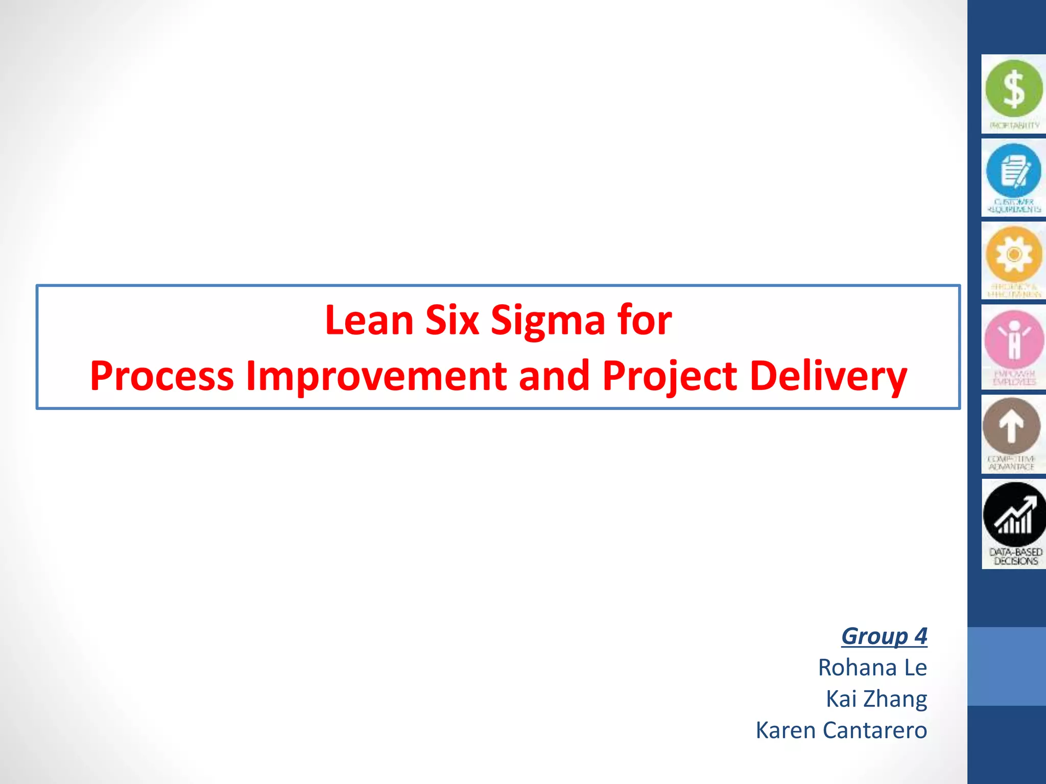 Lean six sigma presentation final | PPTX
