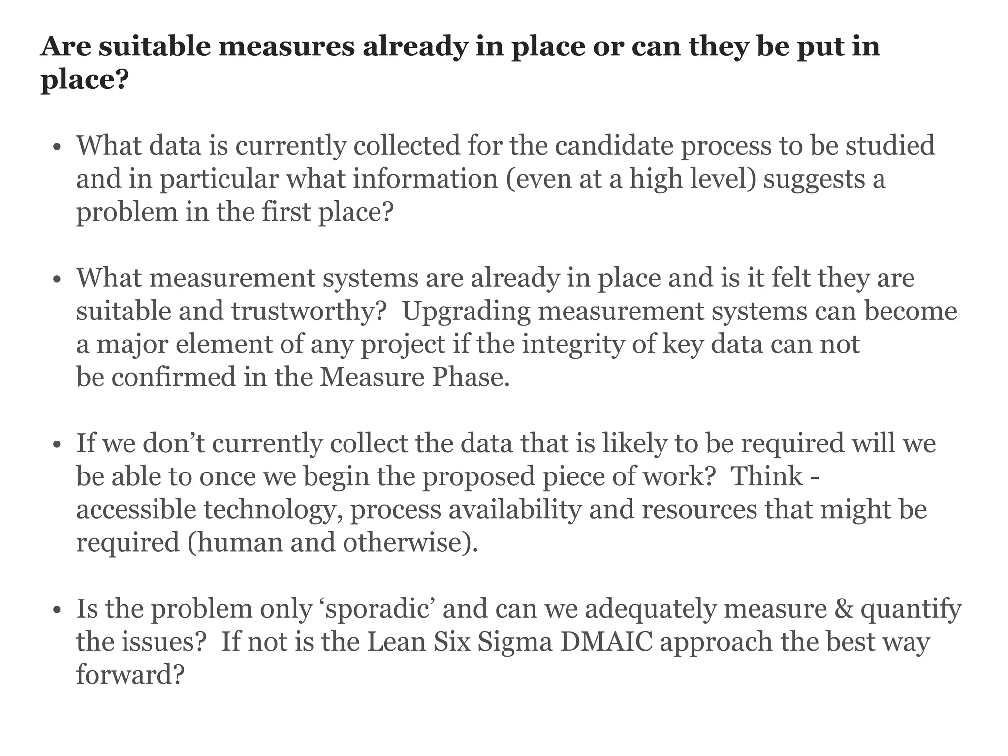 What Qualities Make for a Great Lean Six Sigma Green Belt Project ...
