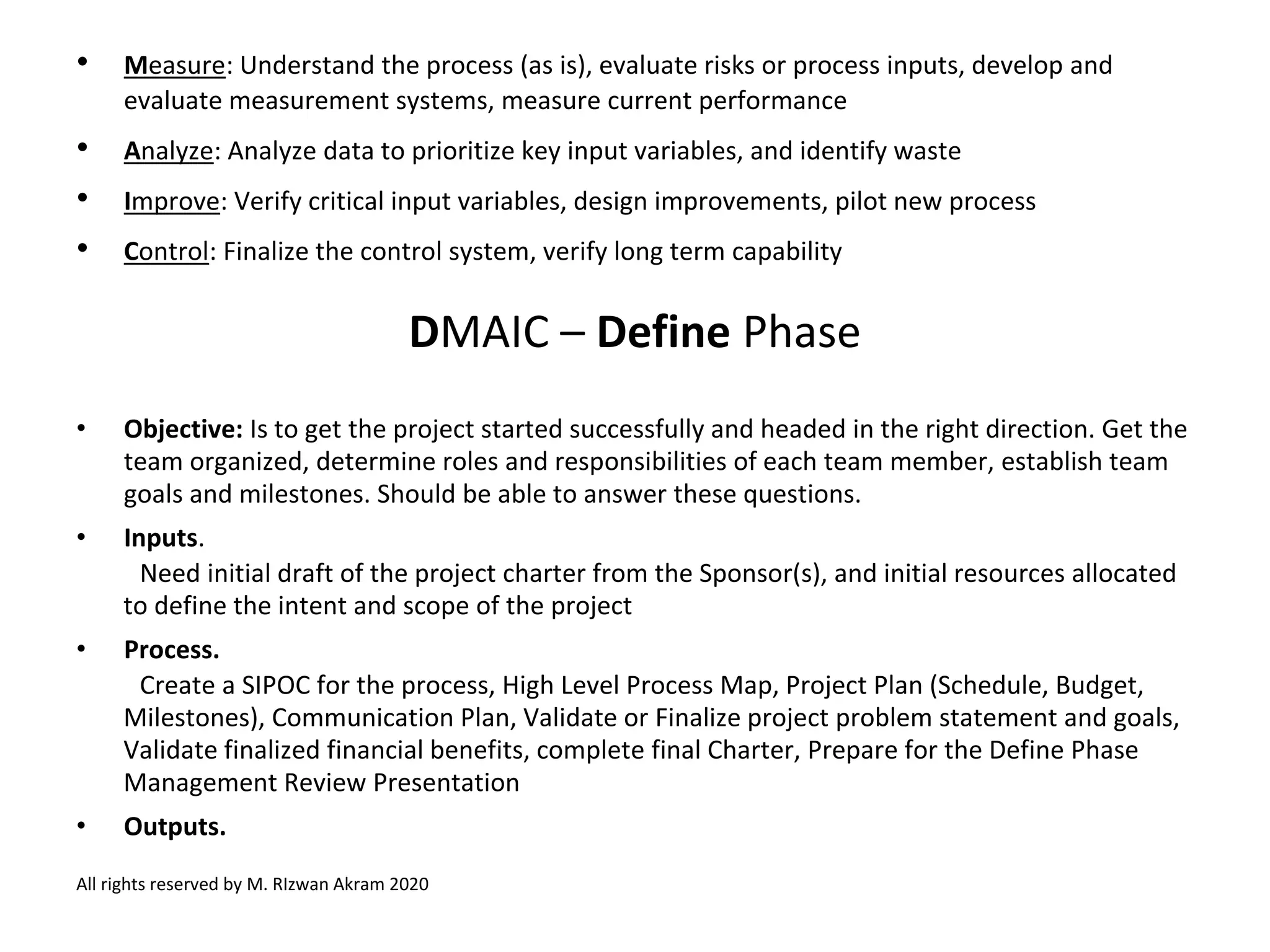 Lean Six Sigma is a management approach that aims to improve ...