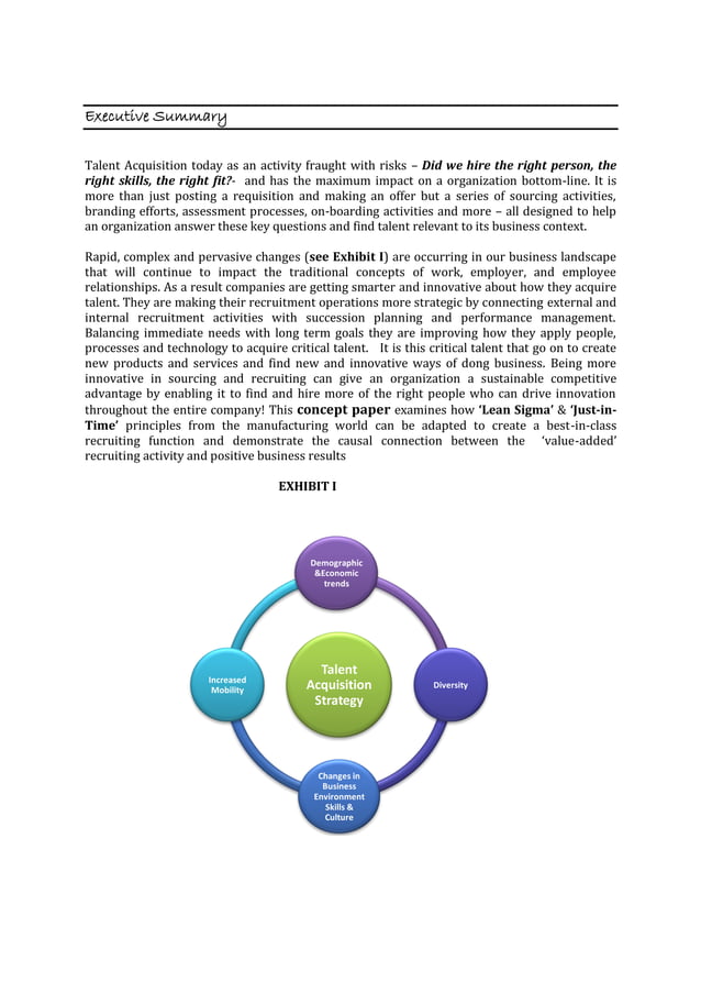 Lean six sigma tools in the hiring process | PDF