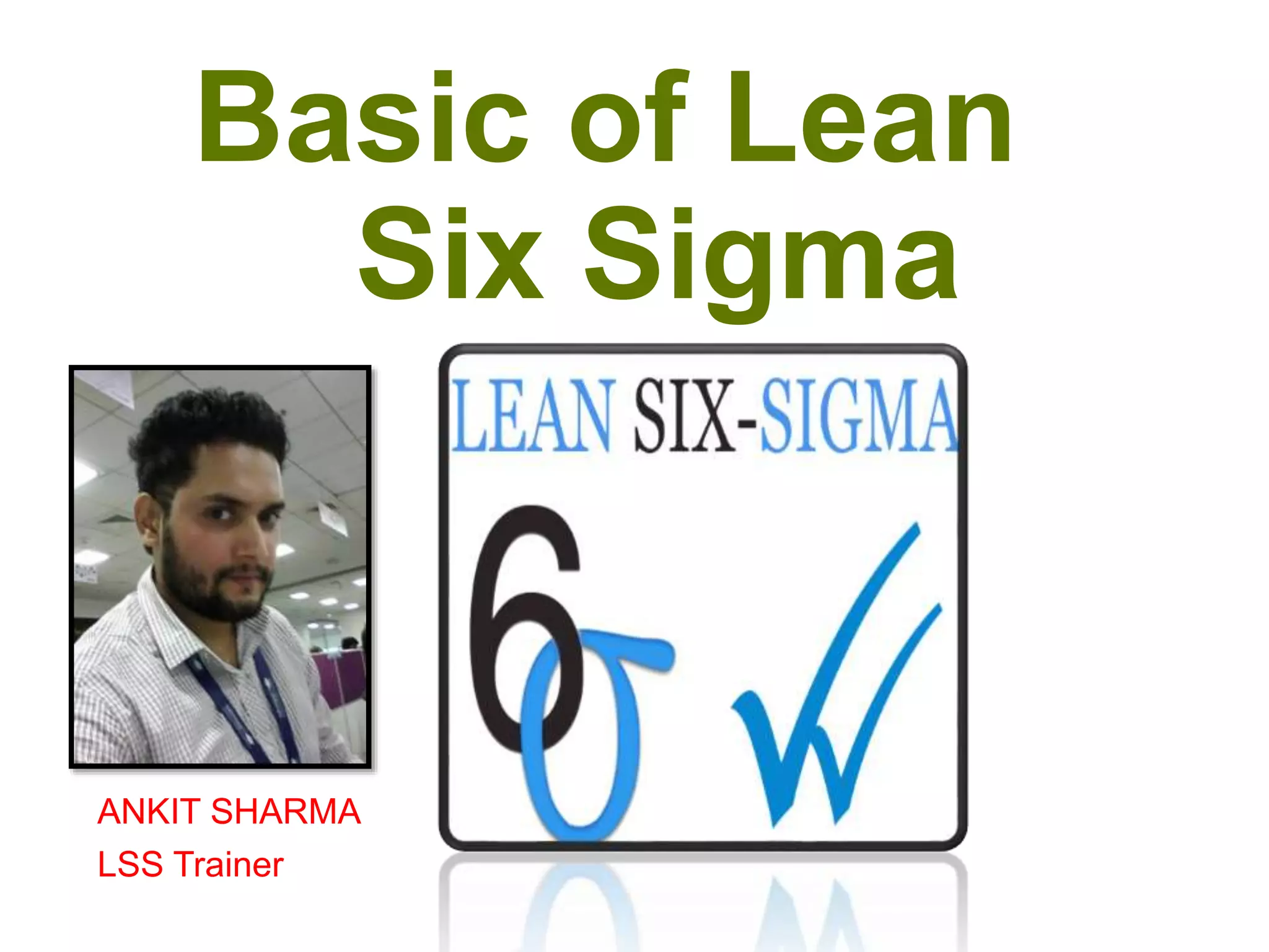Lean six sigma Yellow Belt Complete training | PPTX