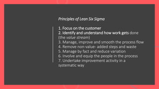 Lean six sigma explained: Beginners training | PPTX