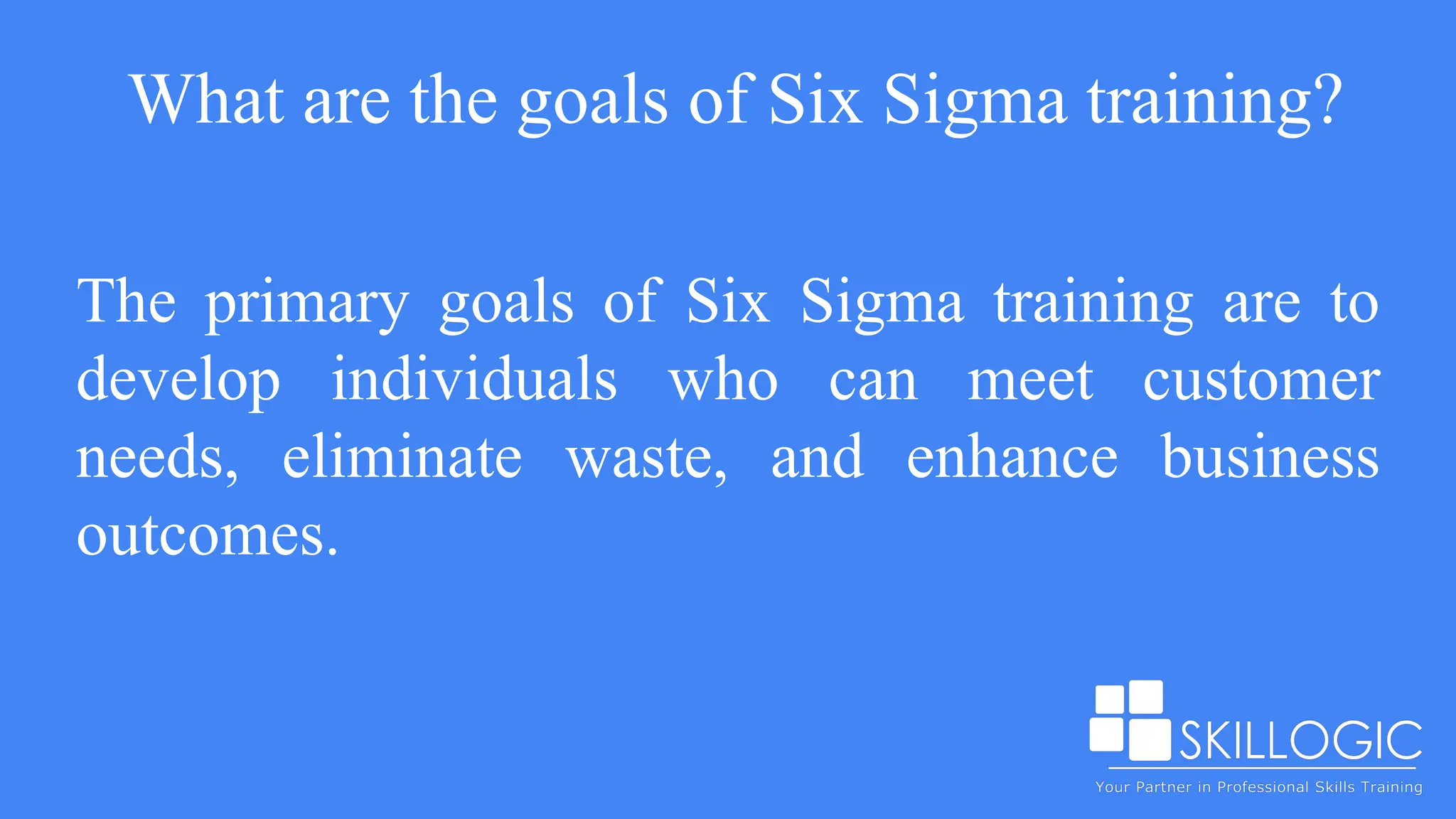 Lean Six Sigma Training Course in Jaipur. | PPT