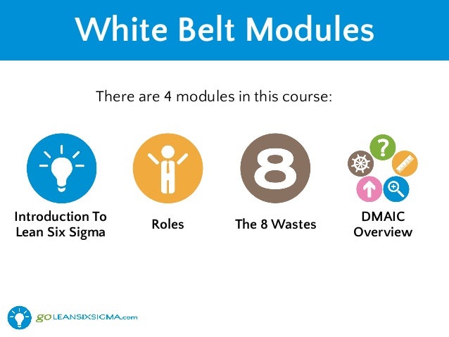 Free Lean Six Sigma White Belt Training - GoLeanSixSigma.com