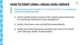 Project "Visual Lean: Audit Tracking System" by LeanSoft company | PPT