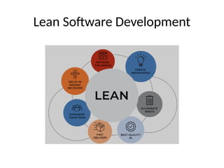 Lean software Development for Agile Framework | PPTX