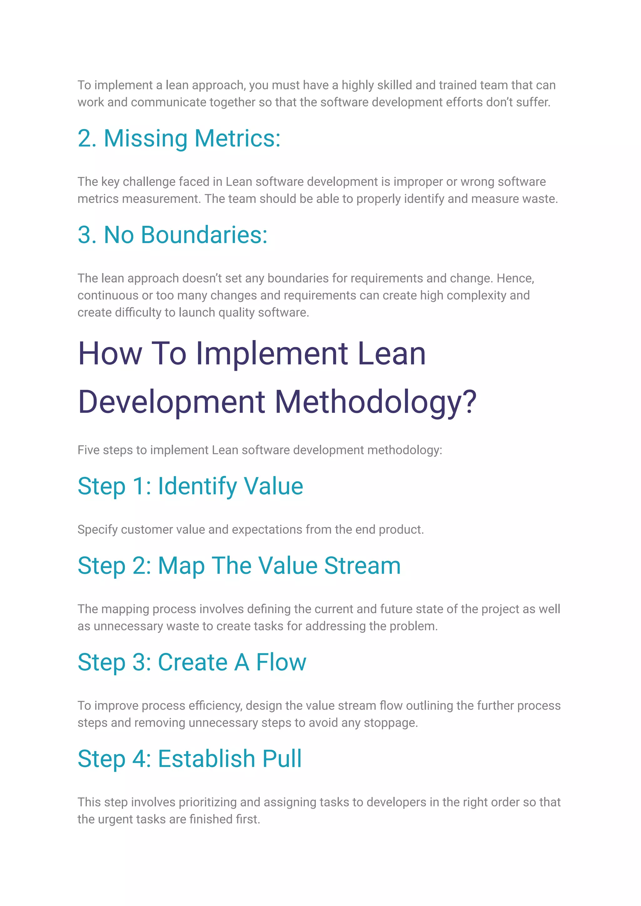 Lean Software Development: A Complete Guide | PDF