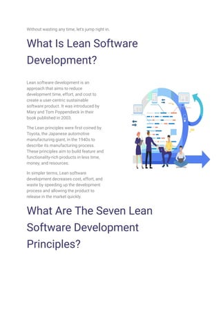 Lean Software Development: A Complete Guide | PDF