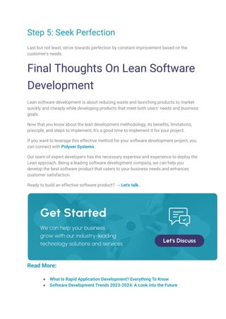 Lean Software Development: A Complete Guide | PDF