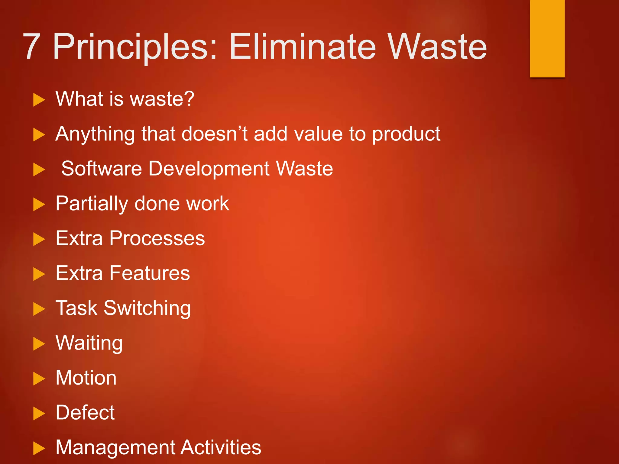 Lean software development and scrum model | PPTX | Technology & Computing