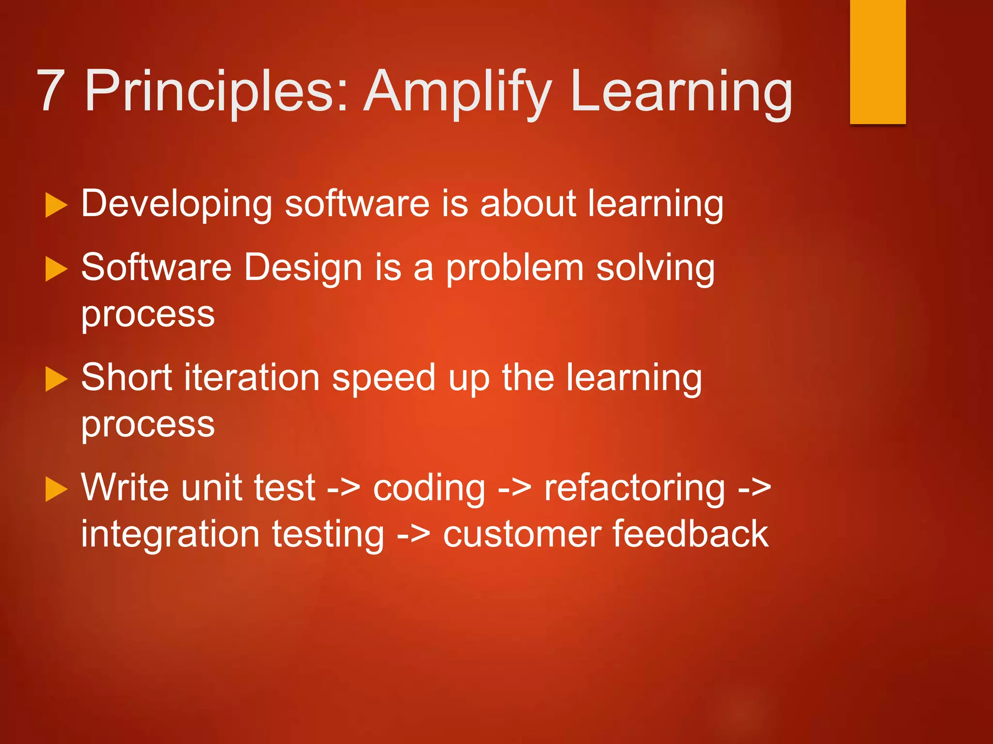 Lean software development and scrum model | PPTX | Technology & Computing