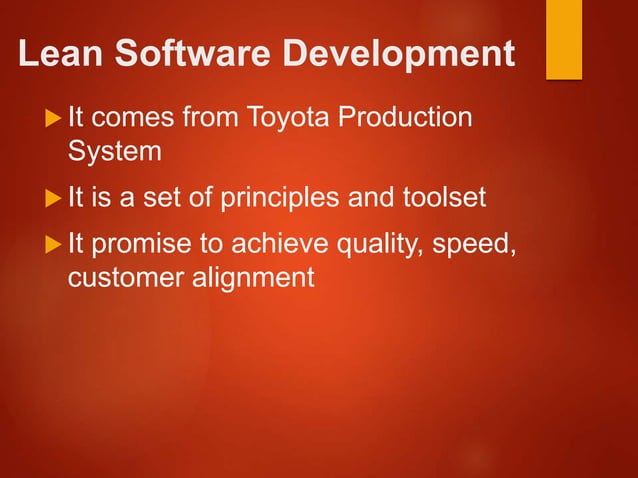 Lean software development and scrum model | PPT