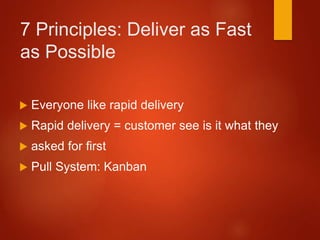 Lean software development and scrum model | PPTX | Technology & Computing