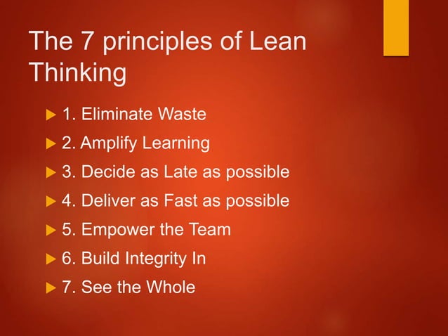 Lean software development and scrum model | PPT