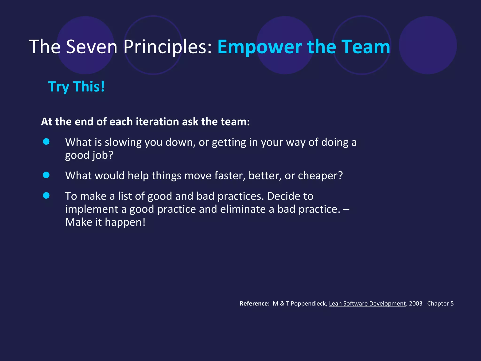 Lean Software Development Principles | PPT
