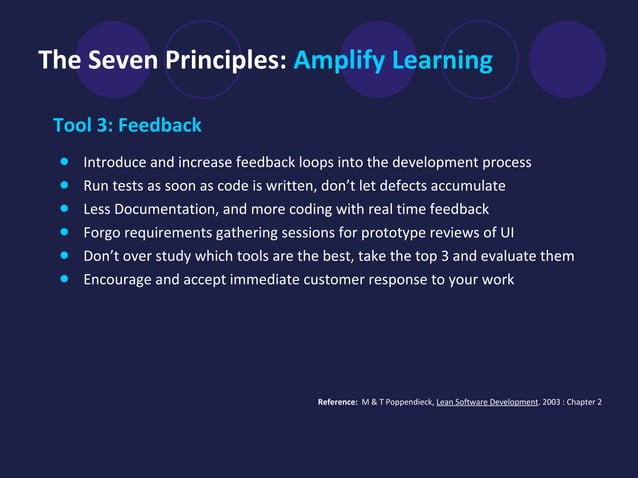 Lean Software Development Principles | PPT | Business | Business and ...