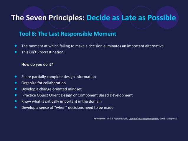 Lean Software Development Principles | PPT | Business | Business and ...