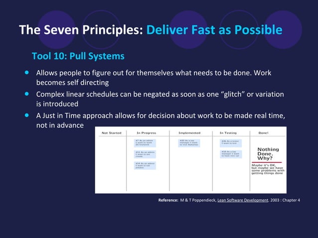 Lean Software Development Principles | PPT | Business | Business and ...