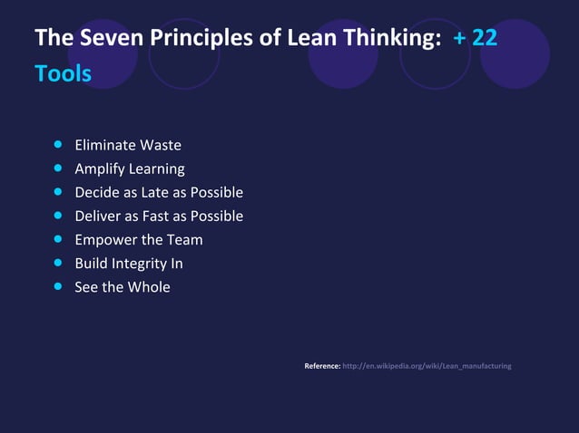 Lean Software Development Principles | PPT | Business | Business and ...
