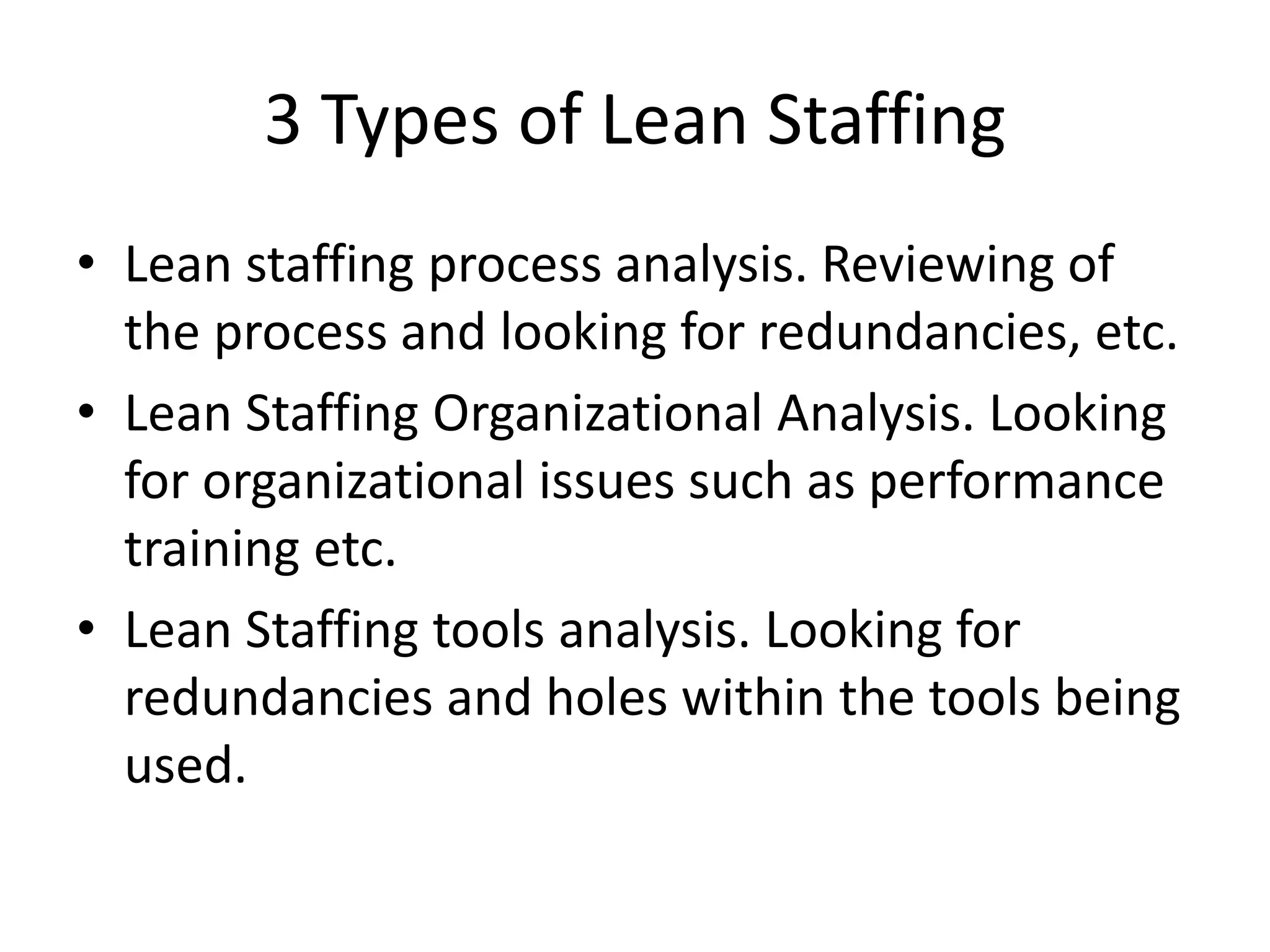 Lean – staffing style | PPTX