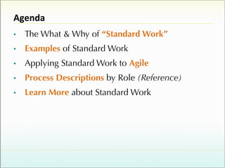 Making Improvement Standard: Making Agile Practices Dynamic through ...