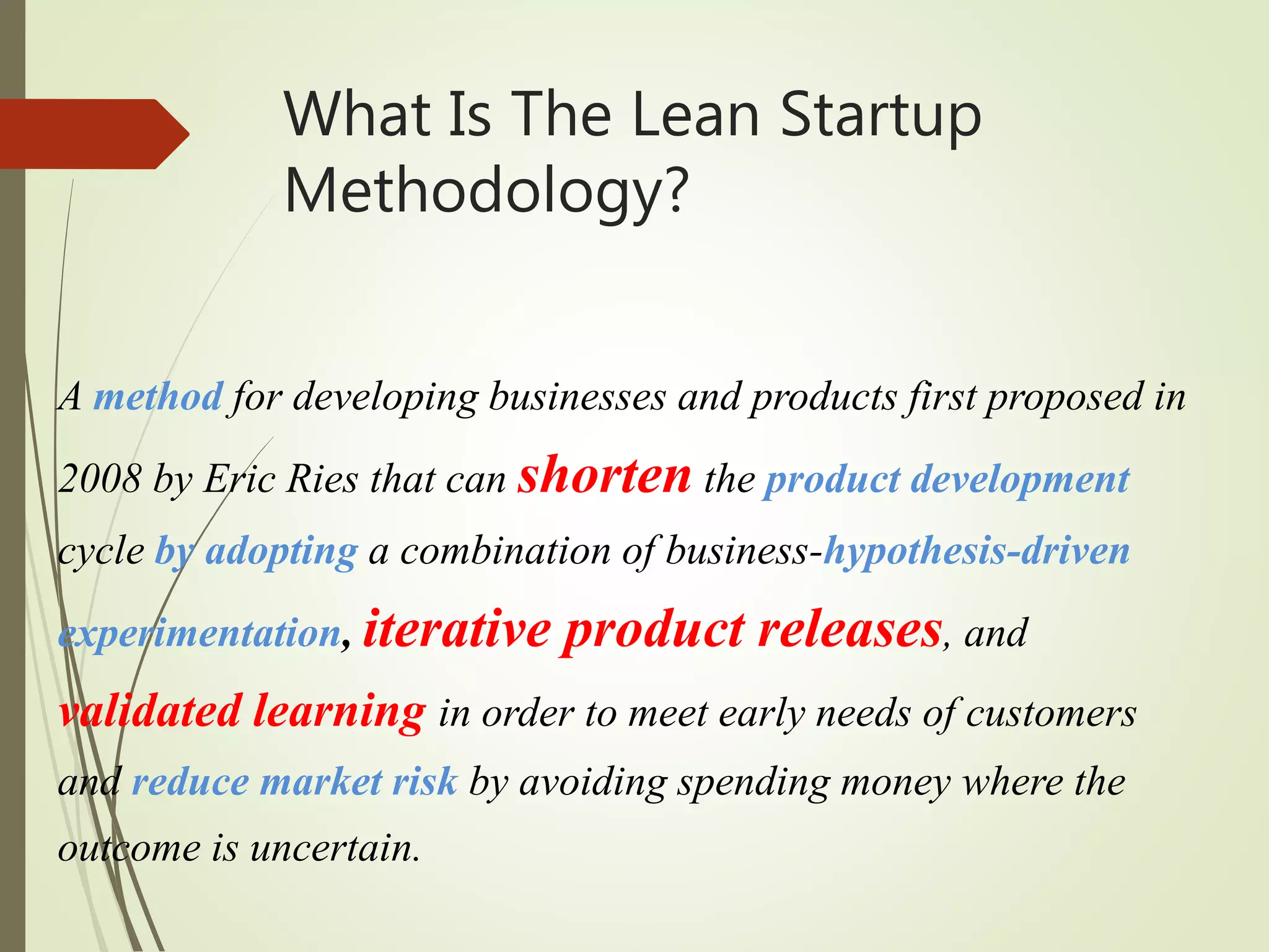 Lean startup | PPT