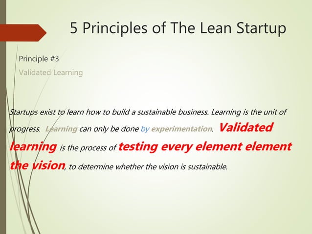 Lean startup | PPT