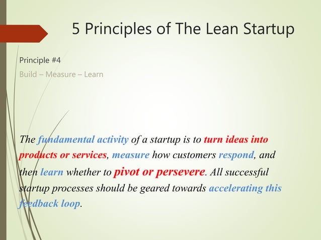 Lean startup | PPT