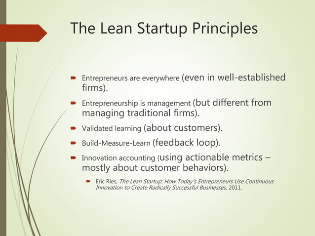 Lean startup | PPT