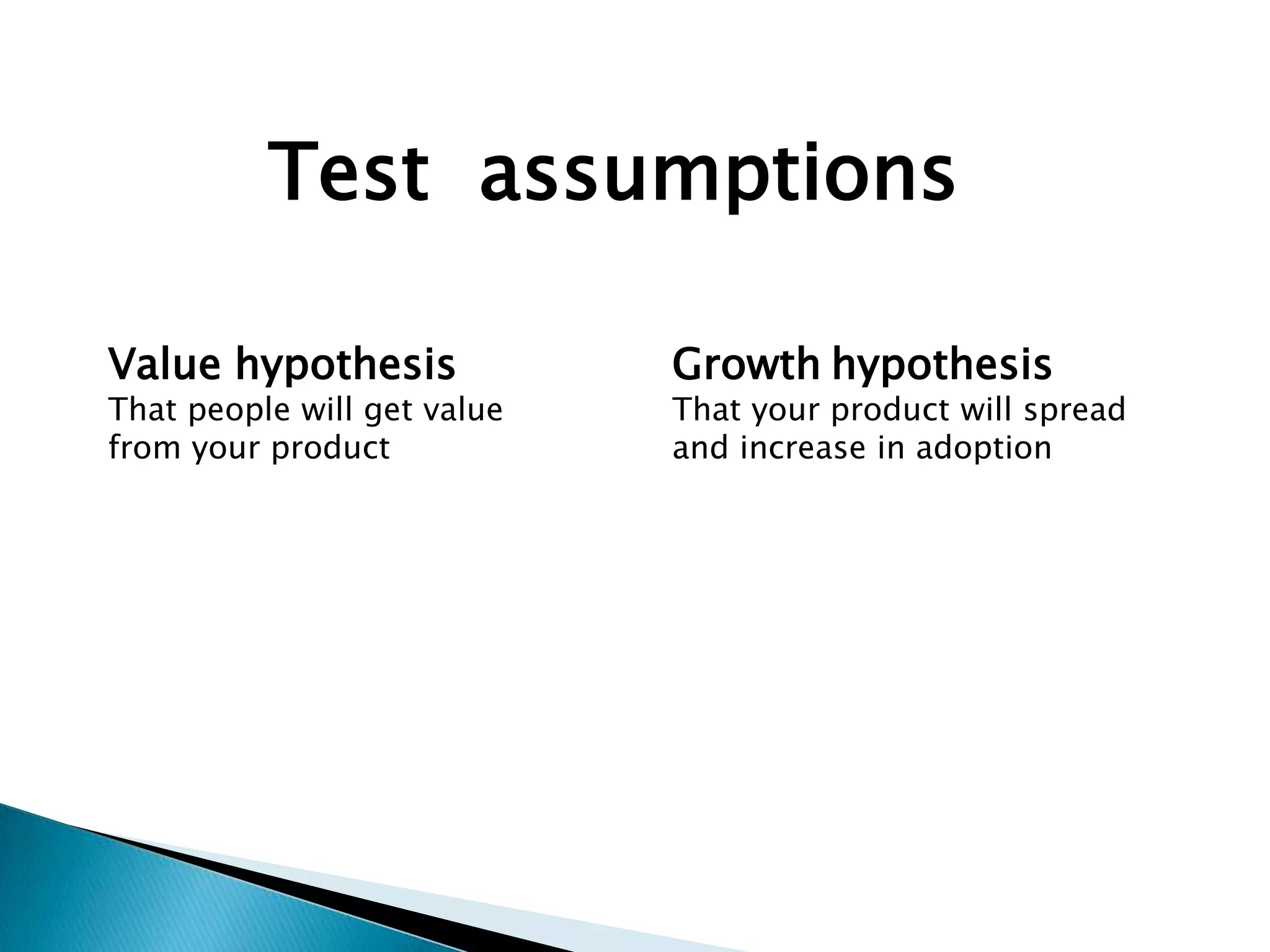 Lean startup presentation | PPTX | Startups | Business