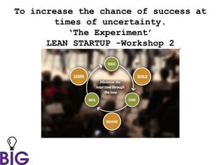 Lean start up bootcamp 2 a case study in business development | PPTX