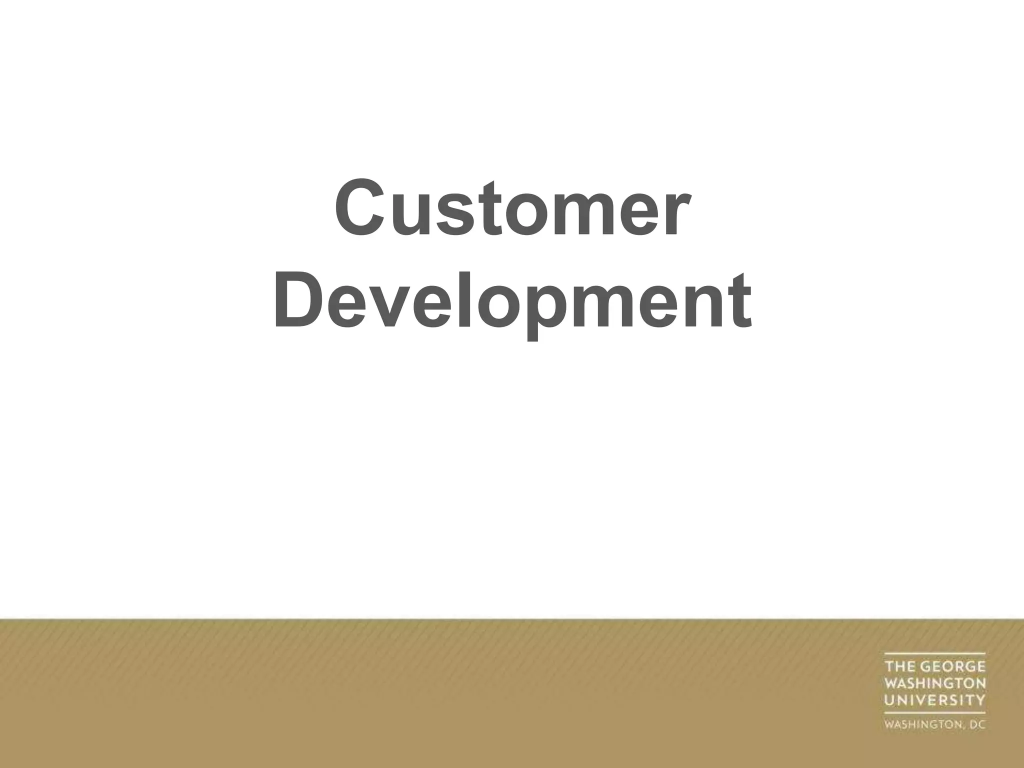 Lean startup, customer development, and the business model canvas | PPTX