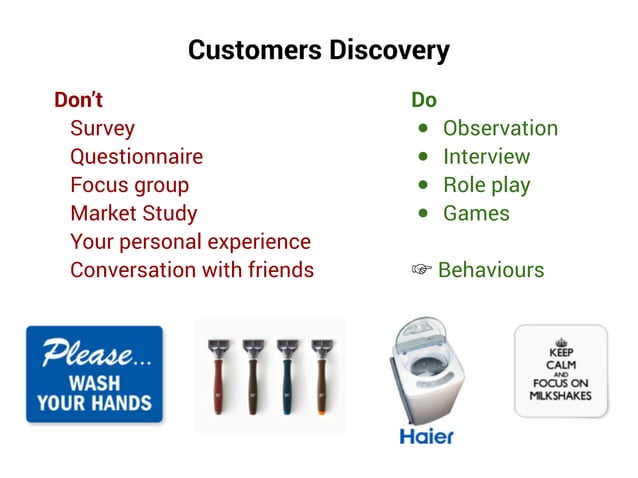 Lean Startup Customer Development Interview | PPT