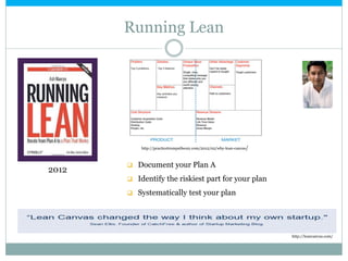 Lean startup & Design Thinking | PDF