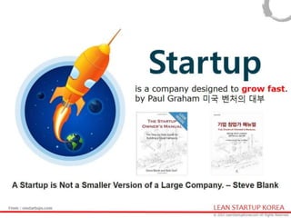 Lean startupkorea intro_100 | PPTX