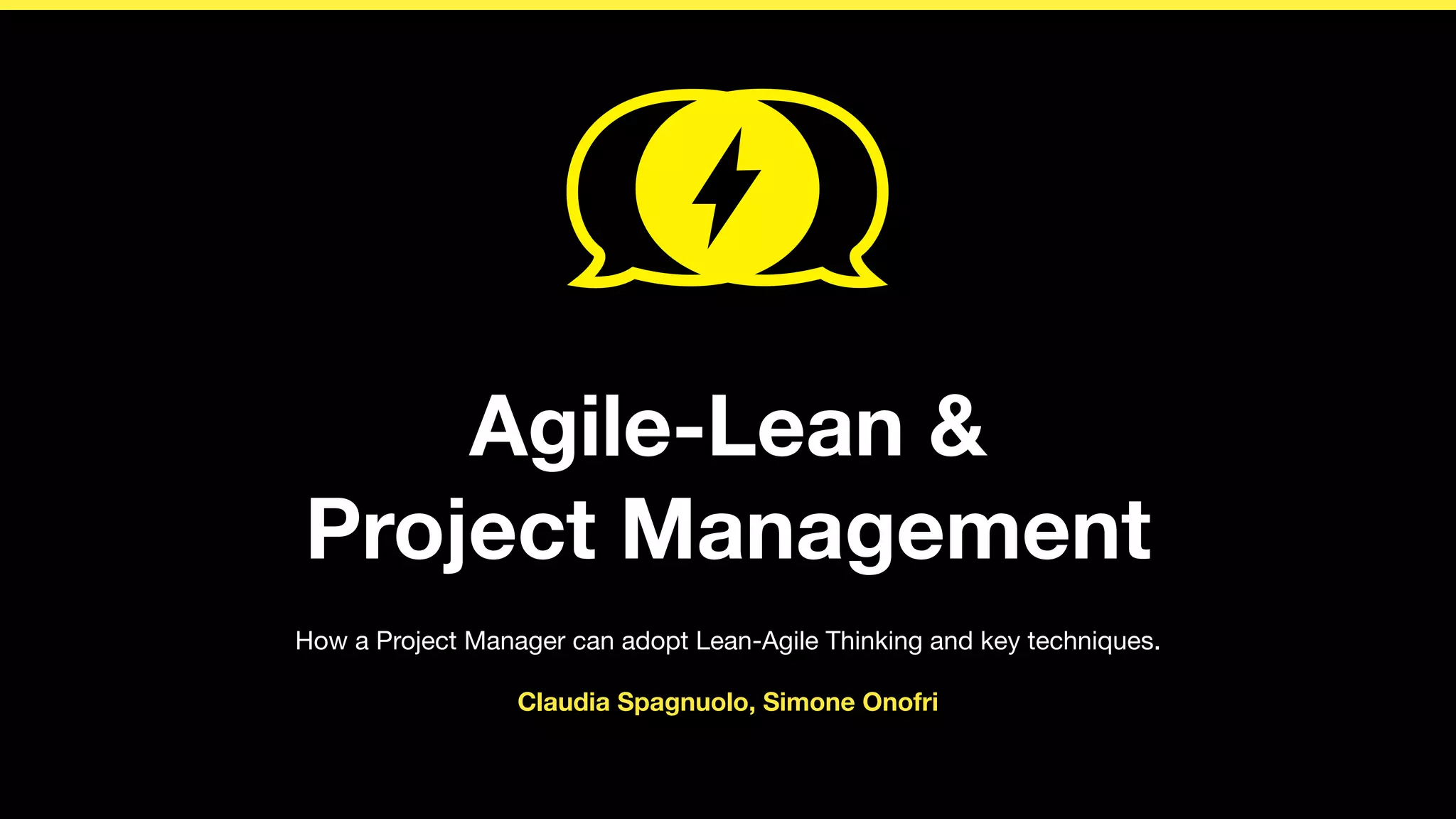 Lean Startup Machine - Rome - Agile e Lean Project Management | PPT