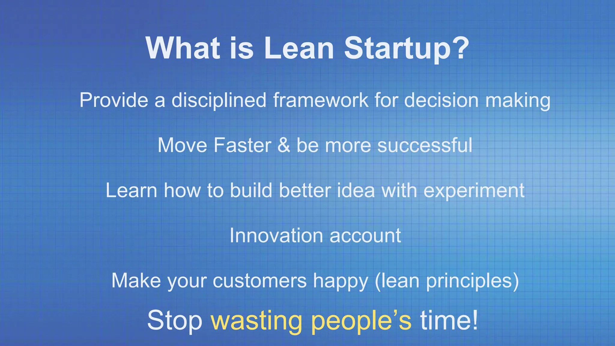 Lean Startup Machine Napoli Experiment Board | PPT