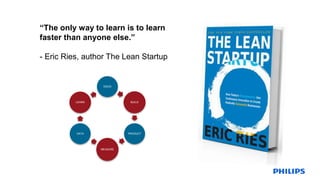 Lean startup @ philips | PPTX | Shaving | Personal Care