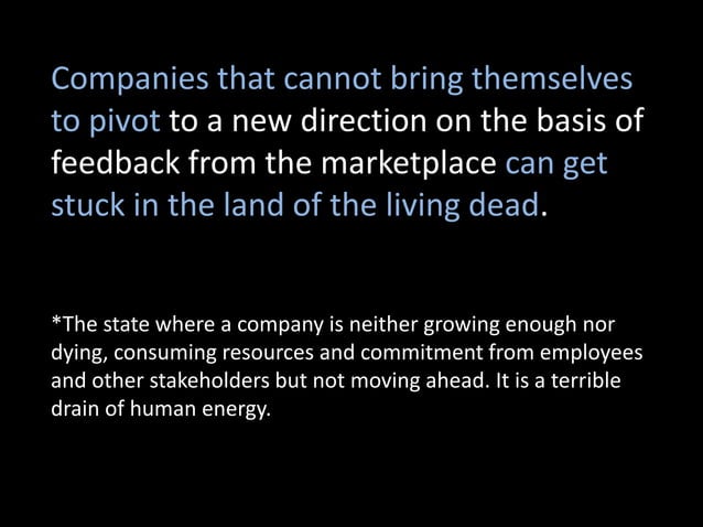 Lean startup - what is pivot | PDF