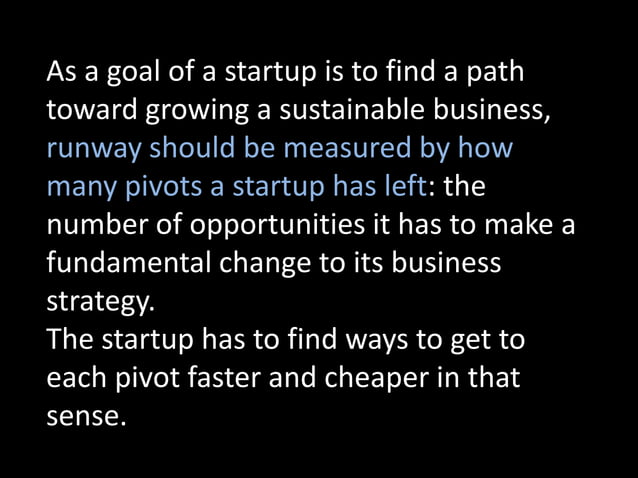 Lean startup - what is pivot | PDF