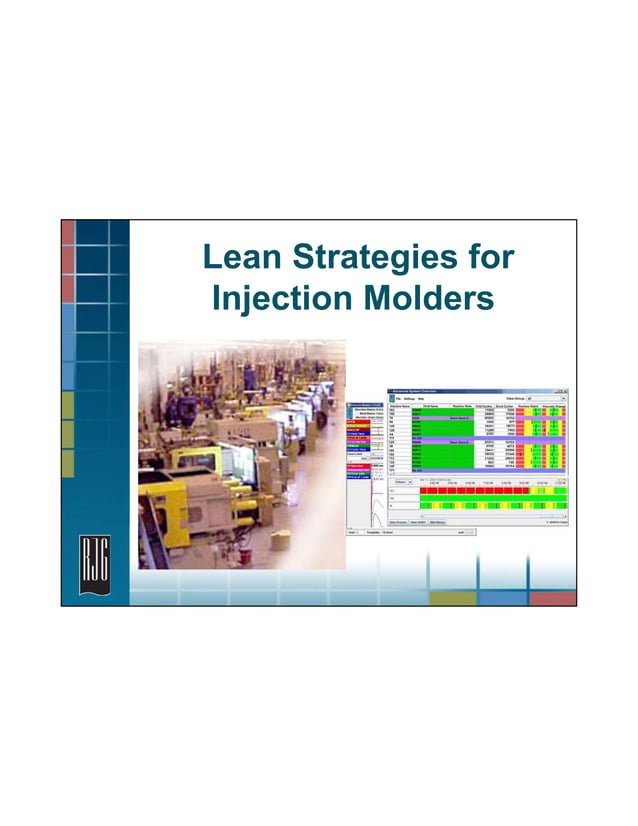 Lean Strategies For Injection Molding 3 Hour E Learning | PDF