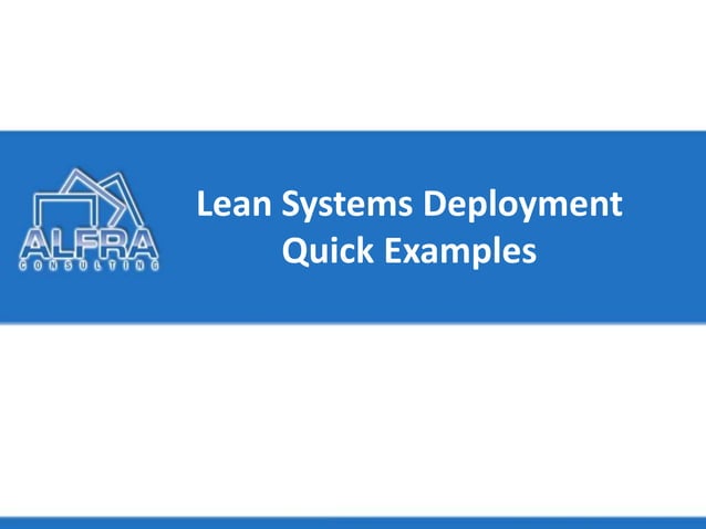 Lean Strategy Deployment - Quick Overview | PPTX
